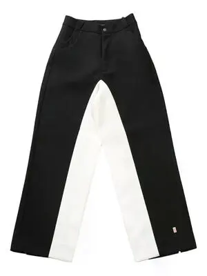 FAX COPY EXPRESS Two-tone Wide Leg Trousers