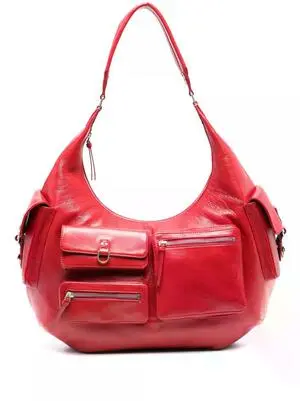 Blumarine Grained Calf Leather Hobo Bag