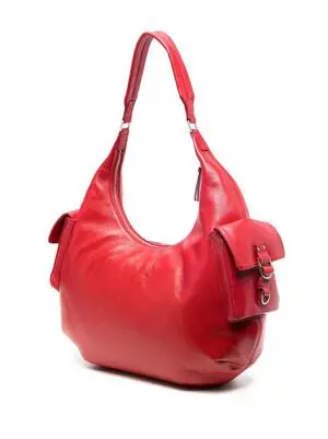 Blumarine Grained Calf Leather Hobo Bag
