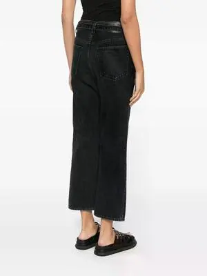 Sacai Straight-leg Cropped Jeans