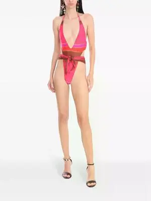 AMIR SLAMA Tie-dye One-piece Swimsuit