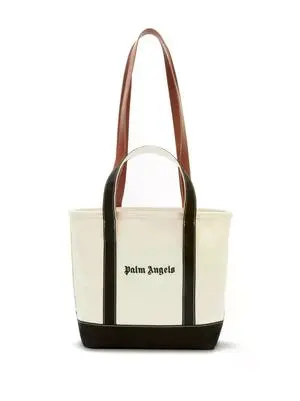 Palm Angels Logo-print Canvas Tote Bag