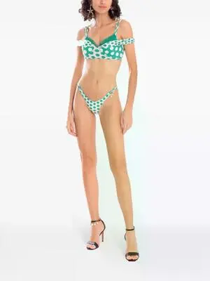 AMIR SLAMA X Jade Picon Polka-dot Bikini