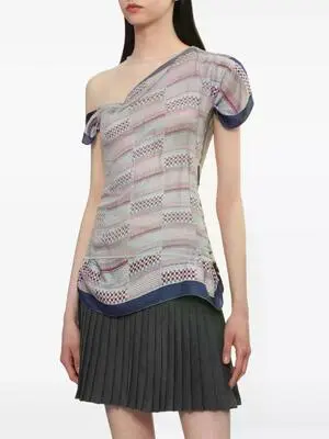 MARINE SERRE Asymmetrical Layered Top