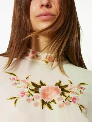 TWINSET Floral-embroidered Blouse