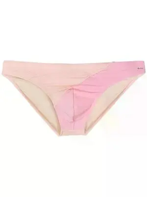 AMIR SLAMA Panelled Swim Trunks Pink