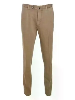 SLOWEAR Logo-patch Trousers - Brown