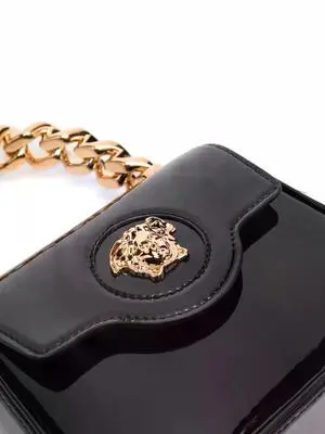 Versace La Medusa Patent Mini Bag