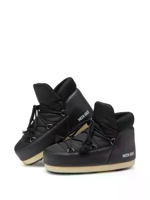 Moon Boot Evx Lace-up Logo Print Ankle Boots - Black