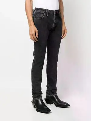 Philipp Plein Iconic Straight-leg Jeans - Grey
