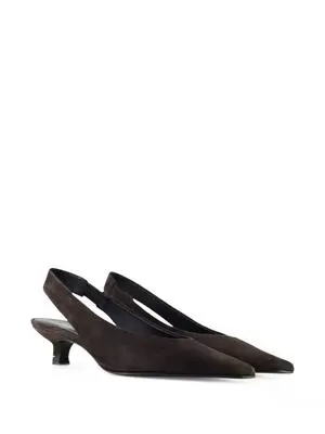 NOTABENE Eleonora Pointed-toe Slingback Pumps - Brown