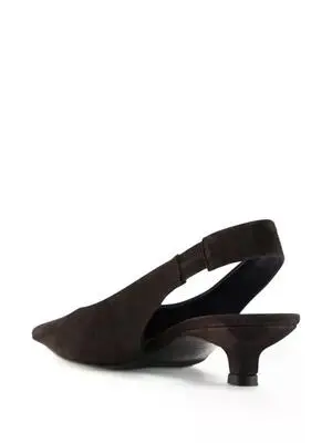 NOTABENE Eleonora Pointed-toe Slingback Pumps - Brown