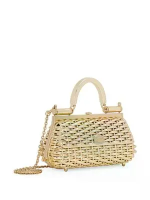 Dolce & Gabbana Small Sicily Interwoven Tote