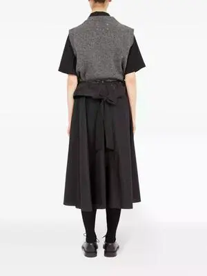 MAISON MARGIELA Layered Flared Midi Skirt