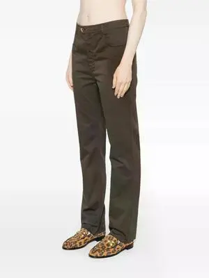Saint Laurent Straight-leg Cotton Trousers