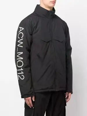 A-COLD-WALL* Logo-print Zipped Jacket