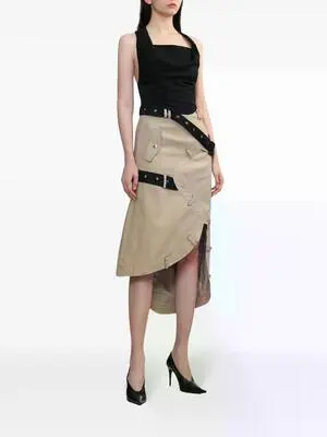 Rokh Halterneck Draped Top