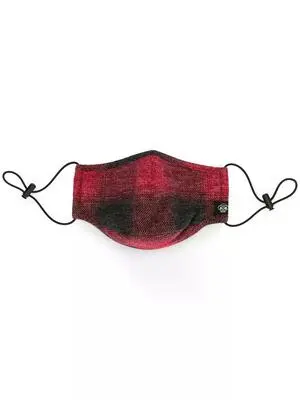 MOSTLY HEARD RARELY SEEN Two-tone Face Mask - Red
