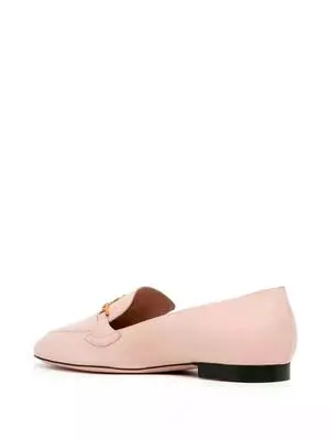 Bally O'brien Embellished Leather Loafers - Pink