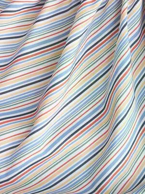 Etro Striped Gathered Cotton Blouse