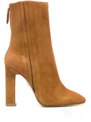 Aquazzura Almond Toe Booties For Women