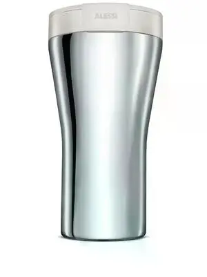 ALESSI Caffa Travel Mug - Silver