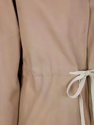 TWINSET Hooded Jacket With Drawstring Waist