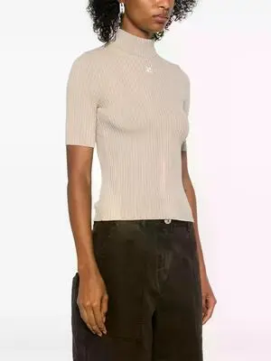 COURREGES Reedition Ribbed T-shirt