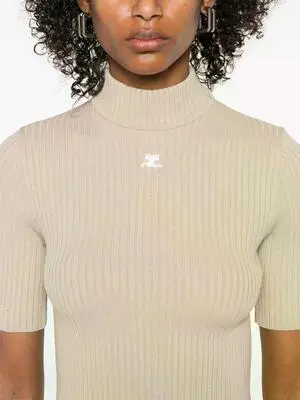 COURREGES Reedition Ribbed T-shirt