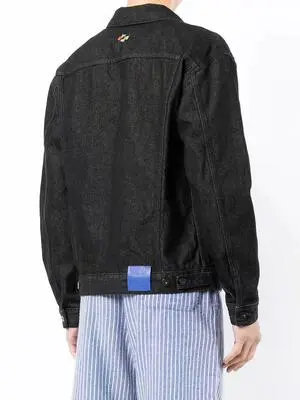 COUNTY OF MILAN Marcelo Burlon Paint-splatter Denim Jacket