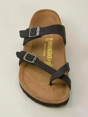 BIRKENSTOCK Crisscross Buckled Sandals - Black