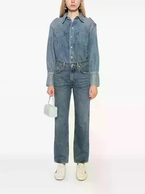AGOLDE Valen Straight Leg Cropped Jeans