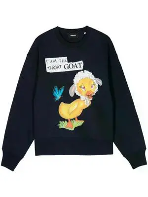 EGONLAB Graphic-print Cotton Sweatshirt