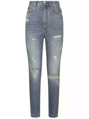 Dolce & Gabbana Grace Distressed Skinny Jeans