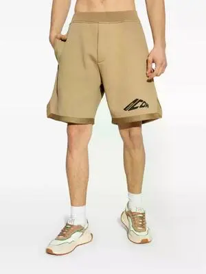 Dsquared2 Printed Track Shorts - Neutrals