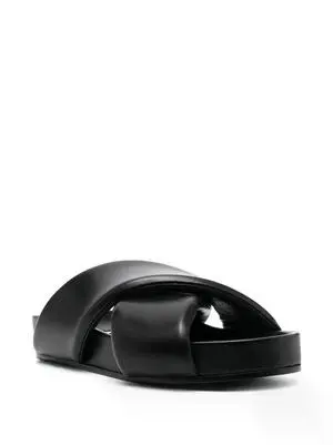 JIL SANDER Crossover-strap Leather Sandals