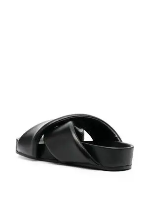 JIL SANDER Crossover-strap Leather Sandals
