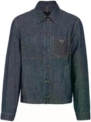 Prada Triangle-logo Shirt Jacket