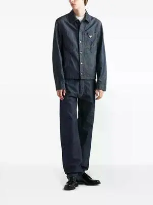 Prada Triangle-logo Shirt Jacket