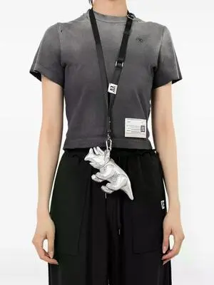 Mihara Yasuhiro Mini Triceratops Shoulder Bag - Silver