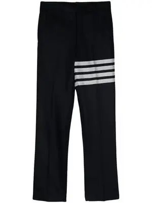 Thom Browne 4-bar Low-waist Tailored Trousers - Blue