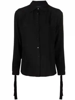 Philipp Plein Silk Button-down Shirt - Black