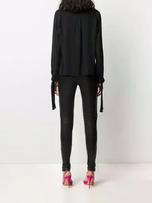 Philipp Plein Silk Button-down Shirt - Black