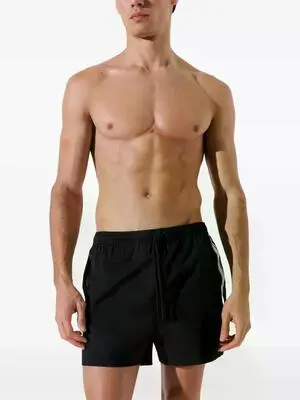 Karl Lagerfeld Elongated-logo Swim Shorts