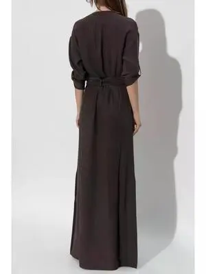 TOM FORD Striped Belted Dress