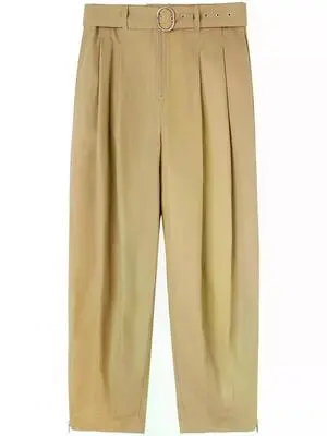 JIL SANDER Belted Wide-leg Trousers