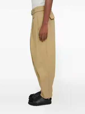 JIL SANDER Belted Wide-leg Trousers