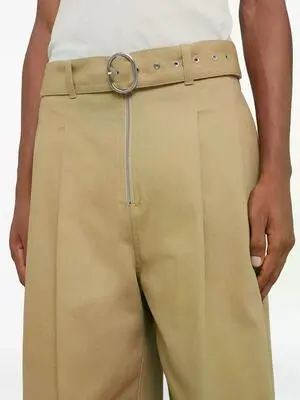 JIL SANDER Belted Wide-leg Trousers