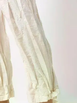 JIL SANDER Drawstring Crinkled Trousers