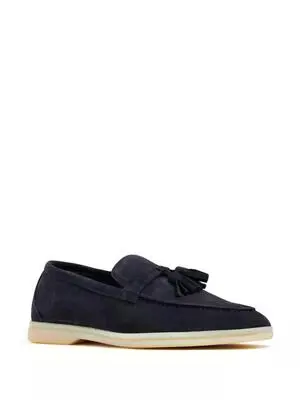 SCAROSSO Leandra Suede Loafers